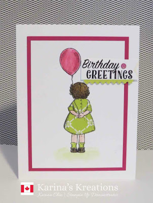Birthday Delivery Sneak Peak! - Karina Chin, Stampin' Up! Demonstrator