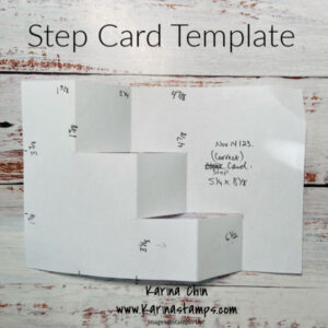 Learn how to make a Step Fold Card - Karina Chin, Stampin' Up! Demonstrator