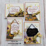 Learn to make 4 beautiful cards with 1 piece of 6"x6" paper! Autumn ...
