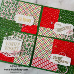 Make 4 beautiful cards with the Stack, Cut and Shuffle Technique ...